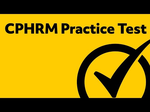 CPHRM Certification (CPHRM Test Practice)