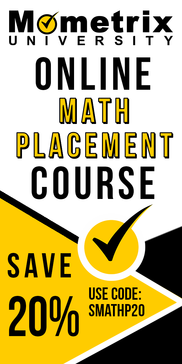 Math Placement Practice Test Example Questions 